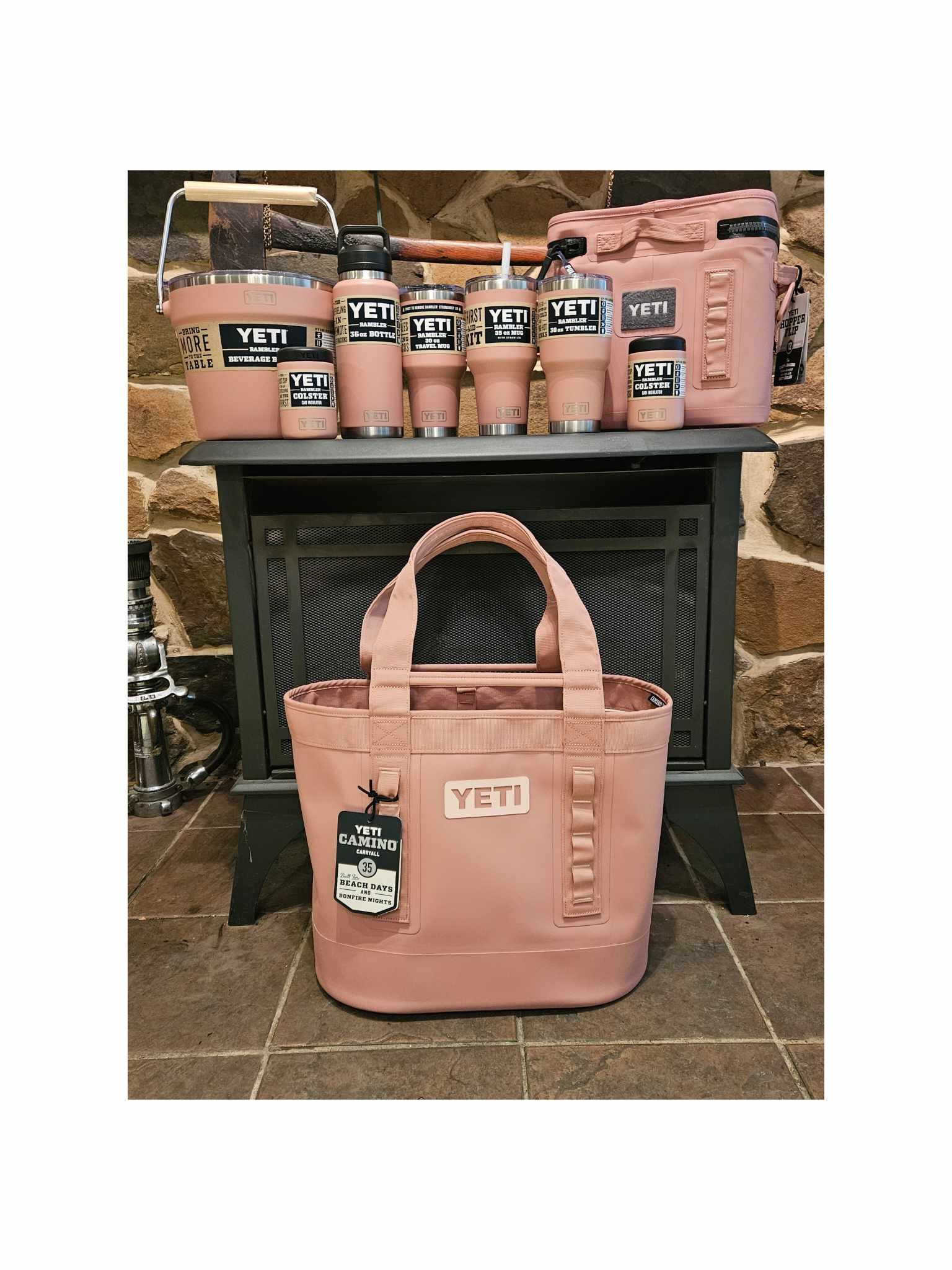 Yeti Sandstone Pink Collection | West end fire and rescue